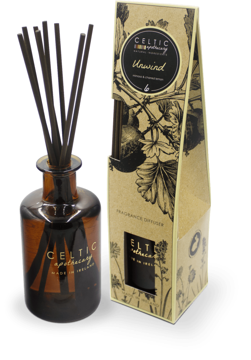 Celtic Apothecary Diffuser | Charred Lemon and Mimosa – The Celtic Gift ...