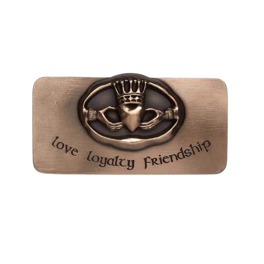 Large Claddagh Bronze Wall Plaque - Unique Decor Accent – The Celtic ...