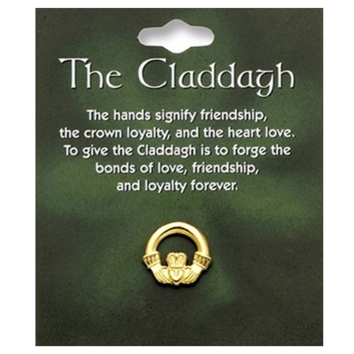 Gold Claddagh Lapel Pin | Lovely Irish Gift – The Celtic Gift Store
