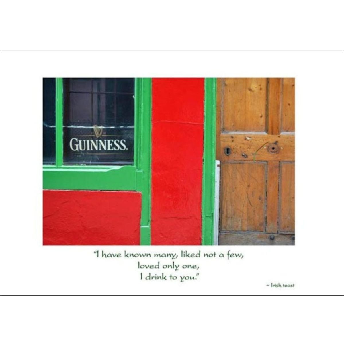 Guinness Toast Card | Irish Pub Greeting – The Celtic Gift Store