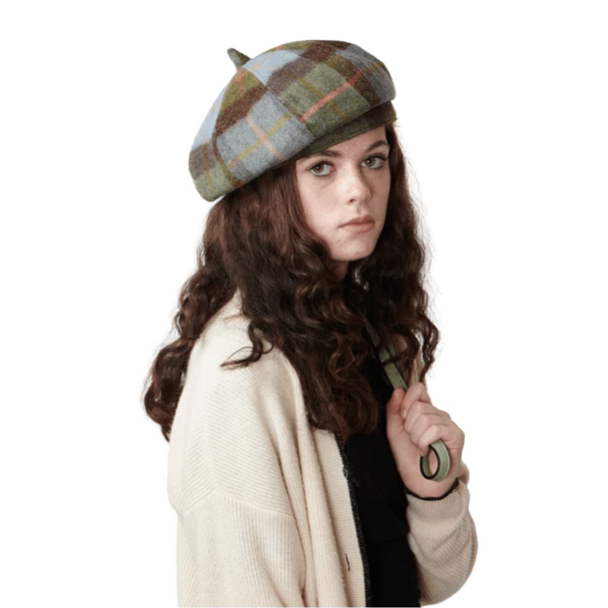 Chestnut Wool Hat | Tartan Winter Accessory – The Celtic Gift Store