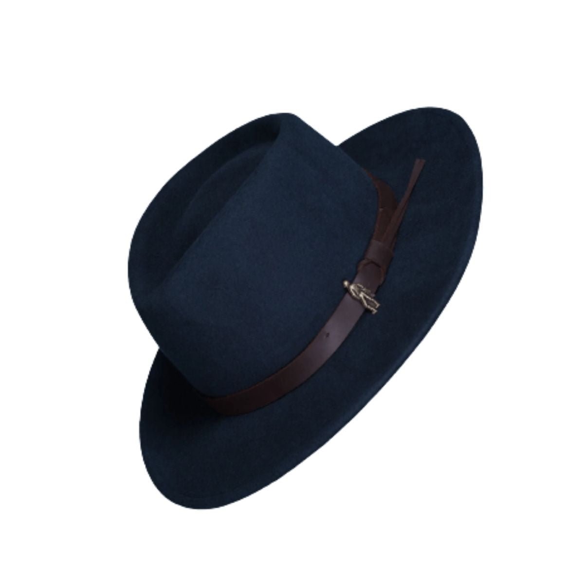 Navy Boston Hat | Classic Irish Wool Felt – The Celtic Gift Store