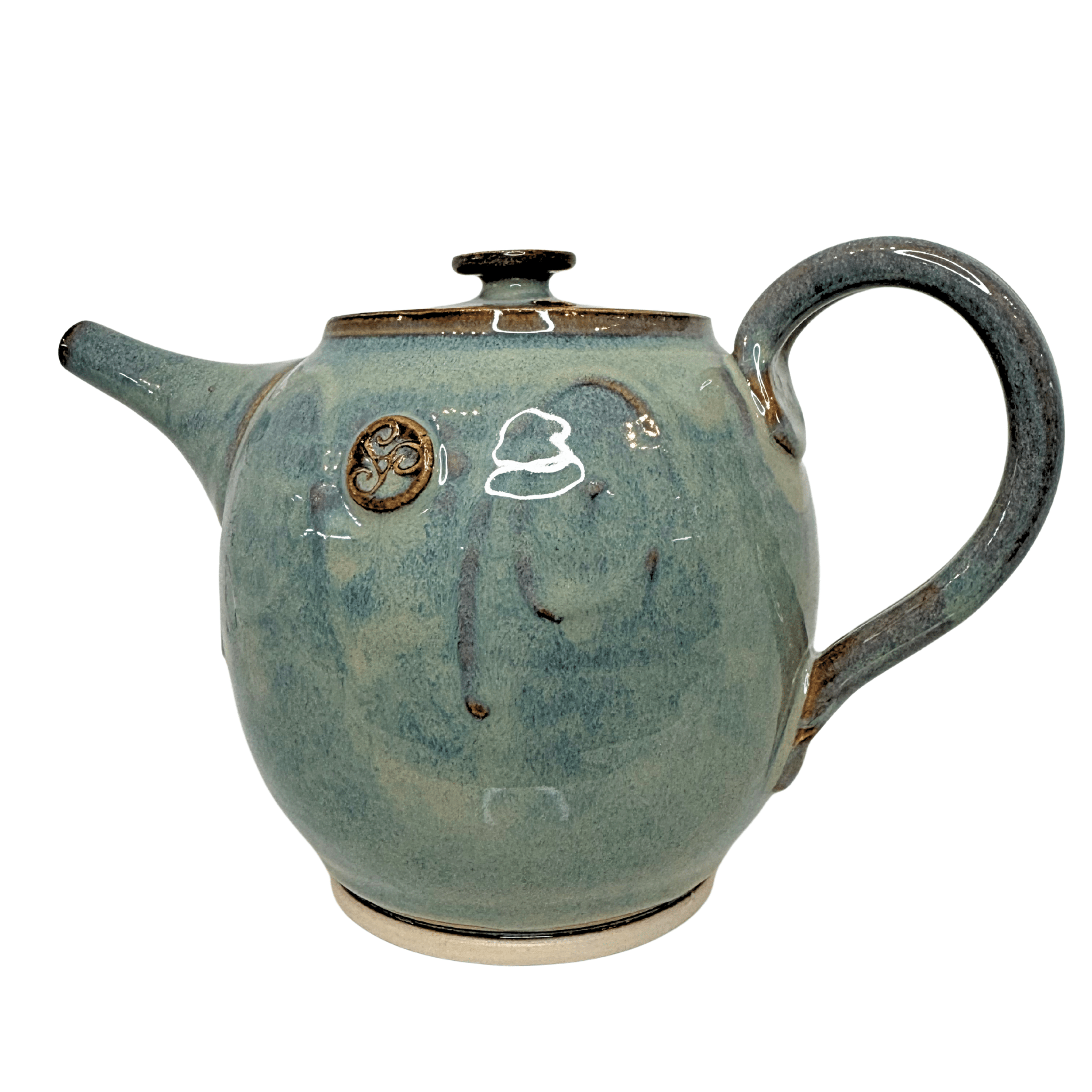 Handmade Triskele Teapot - Irish Pottery | Celtic Symbolism – The ...