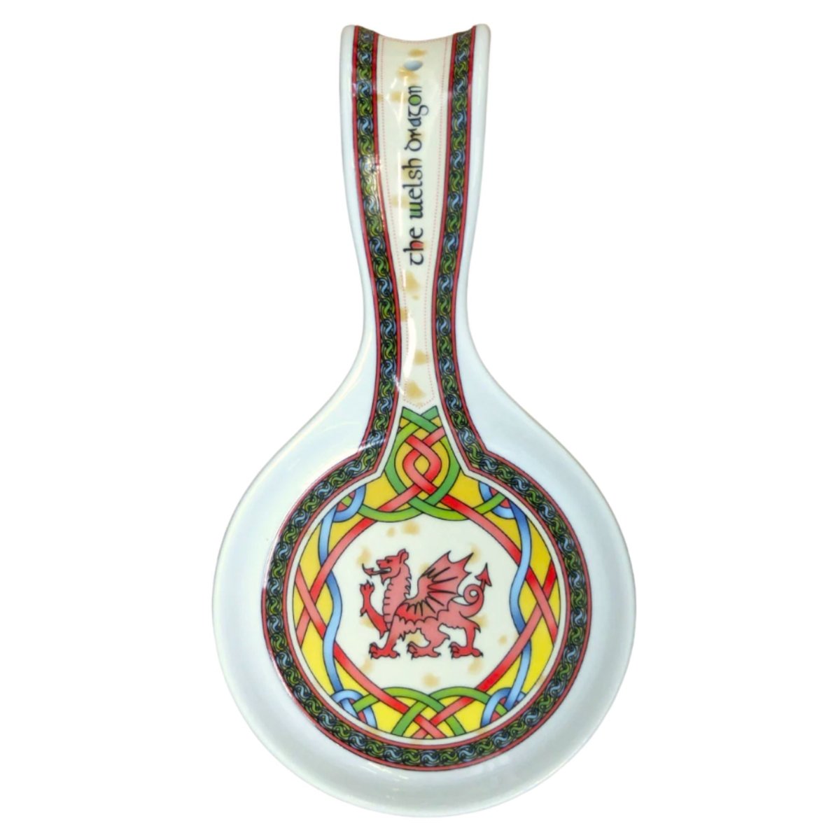 Welsh Dragon Spoon Rest | Celtic Manuscript – The Celtic Gift Store