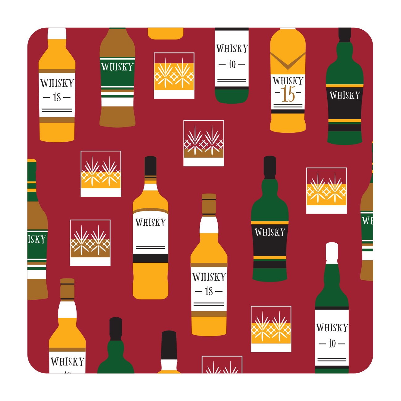 Whisky Coaster Set | Cork Backed – The Celtic Gift Store