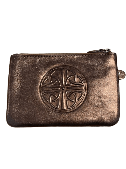Genuine Leather Coin Purse | Embossed Celtic Knot Design – The Celtic ...