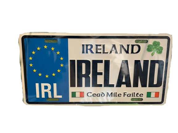 Decorative Irish License Plate | Shamrock & Flag Design – The Celtic ...